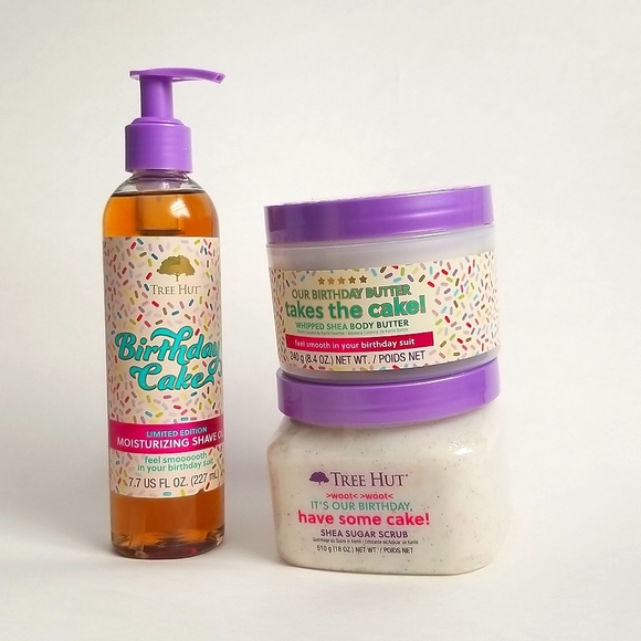 tree hut | Bath & Body | Rare Discontinued Tree Hut Birthday Bundle ...